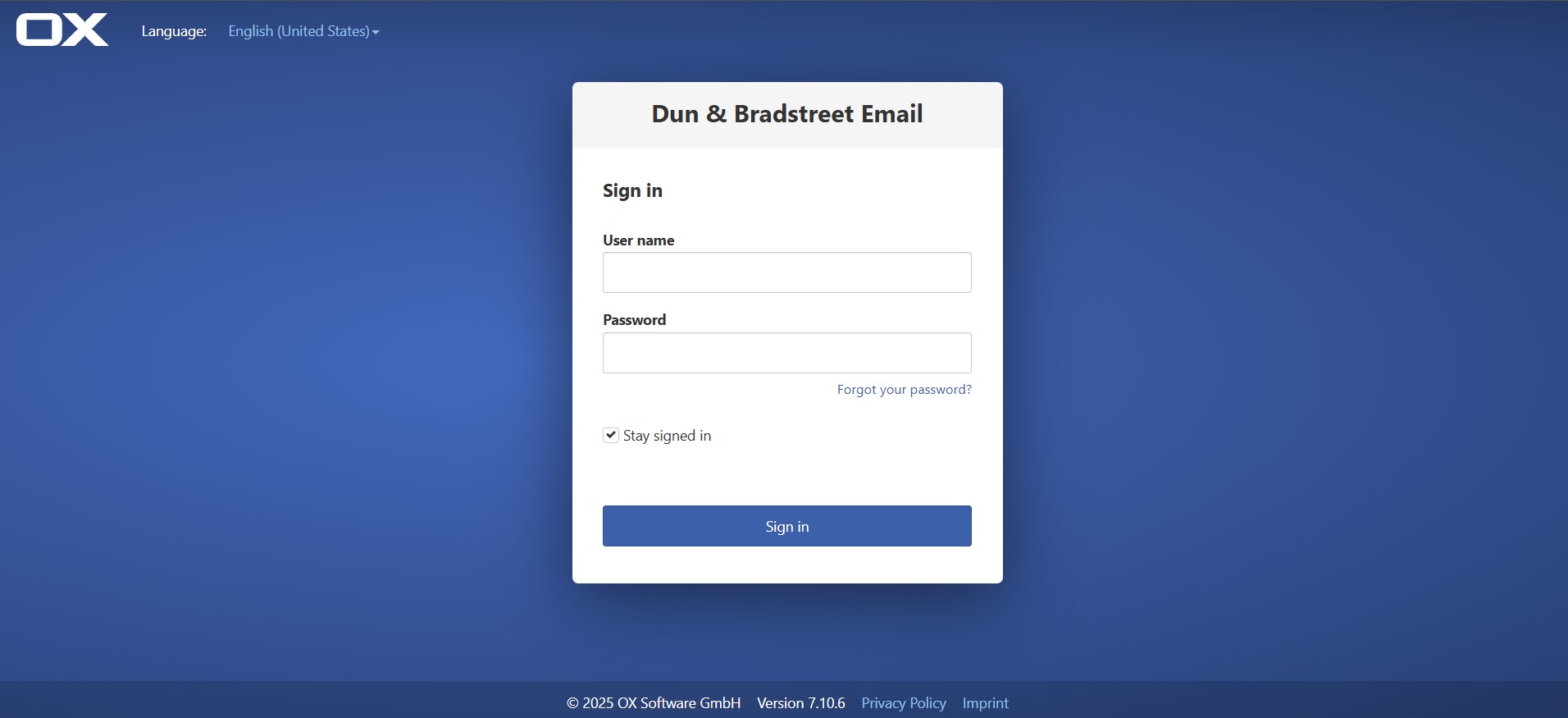 How Can I Access My Webmail Interface? – D&B Web Services